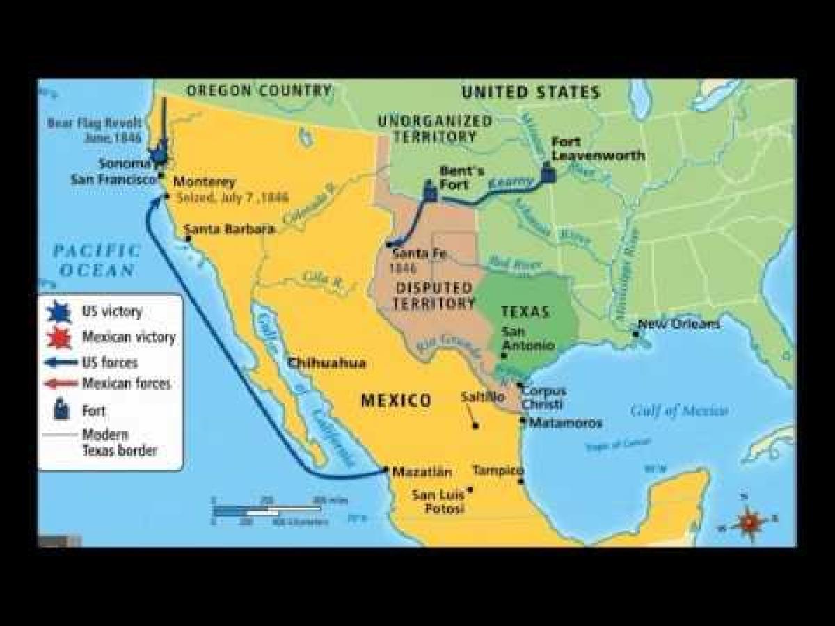 Mexican American War Map First Principles Press | Preserving